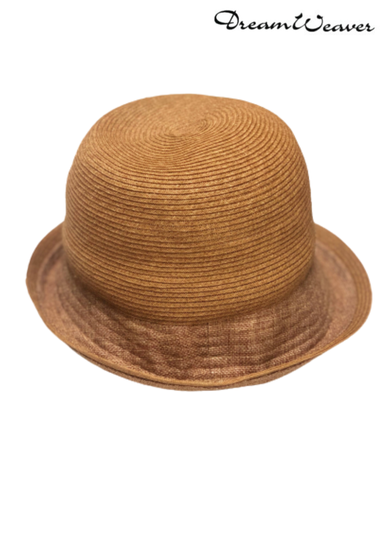 Straw Round Hat UV Protected (Summer Brown) - 33Dreamweaver